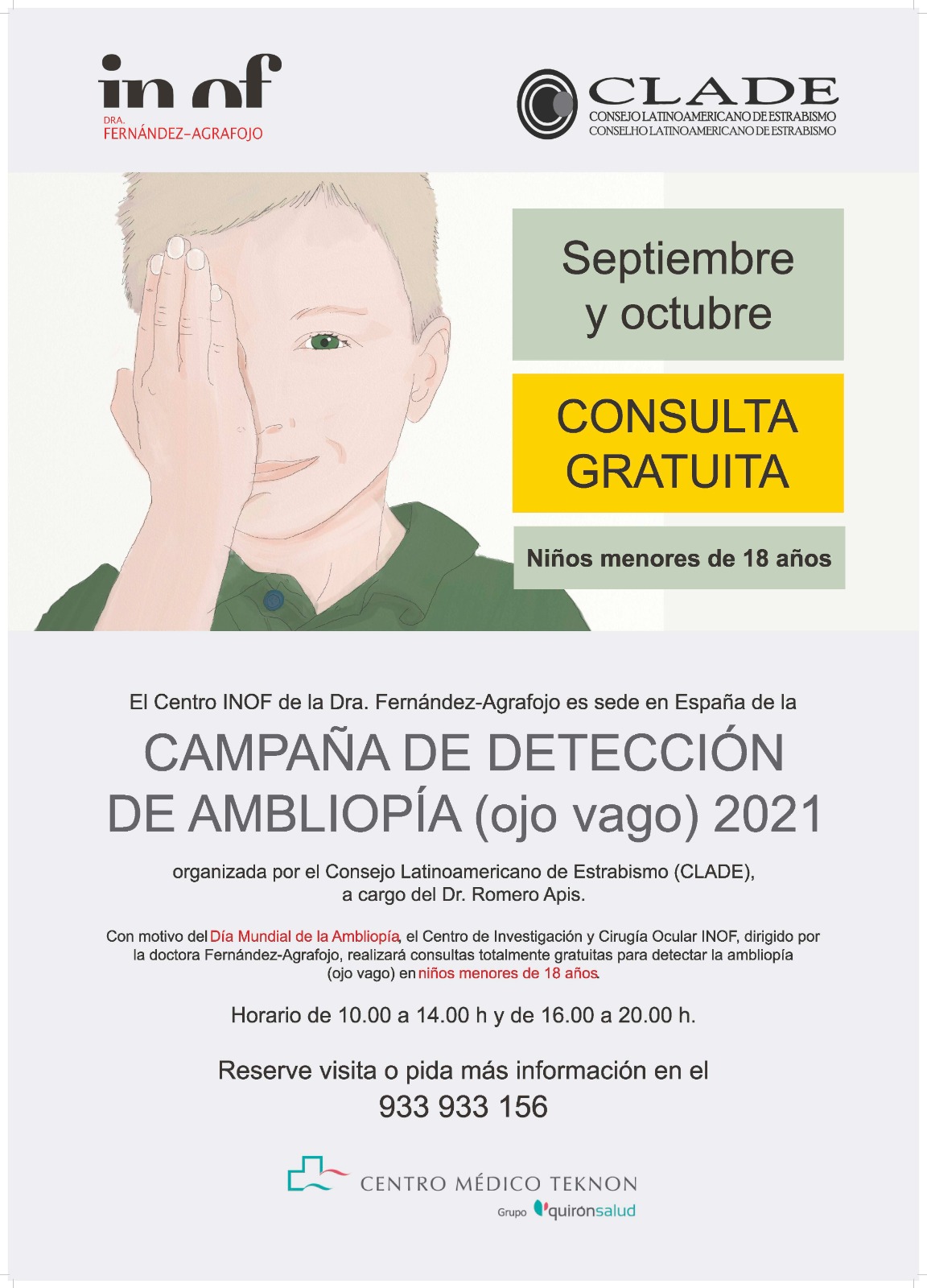¿Qué es la ambliopía u ojo vago? | Blog de Centro Médico Teknon